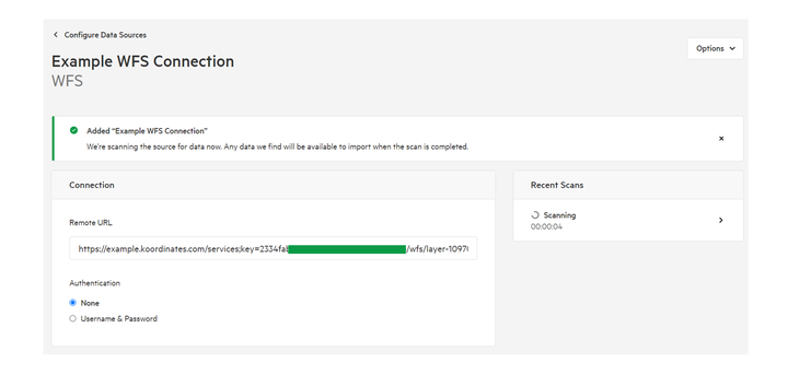 Connect to a WFS service | Koordinates Help & Support