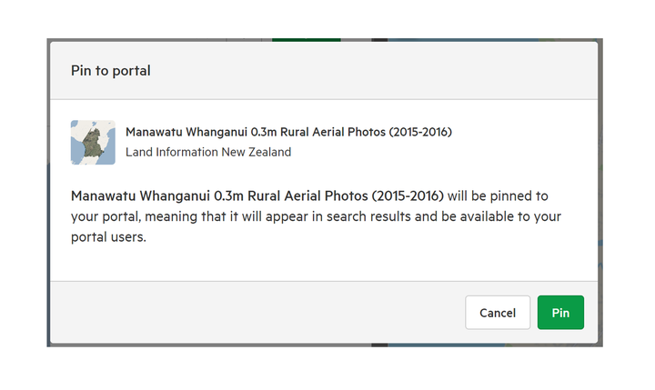 Pinned Data | Koordinates Help & Support
