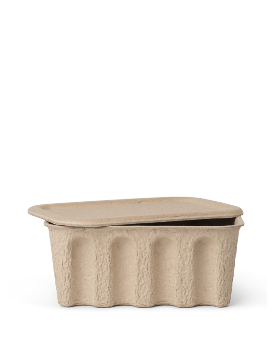 Paper Pulp Box - Small - Set of 2 - Brow | Loam