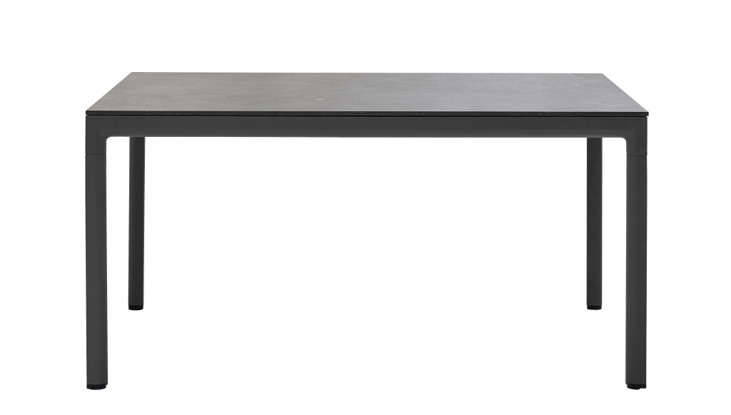 Drop Dining Table Aluminium | Loam