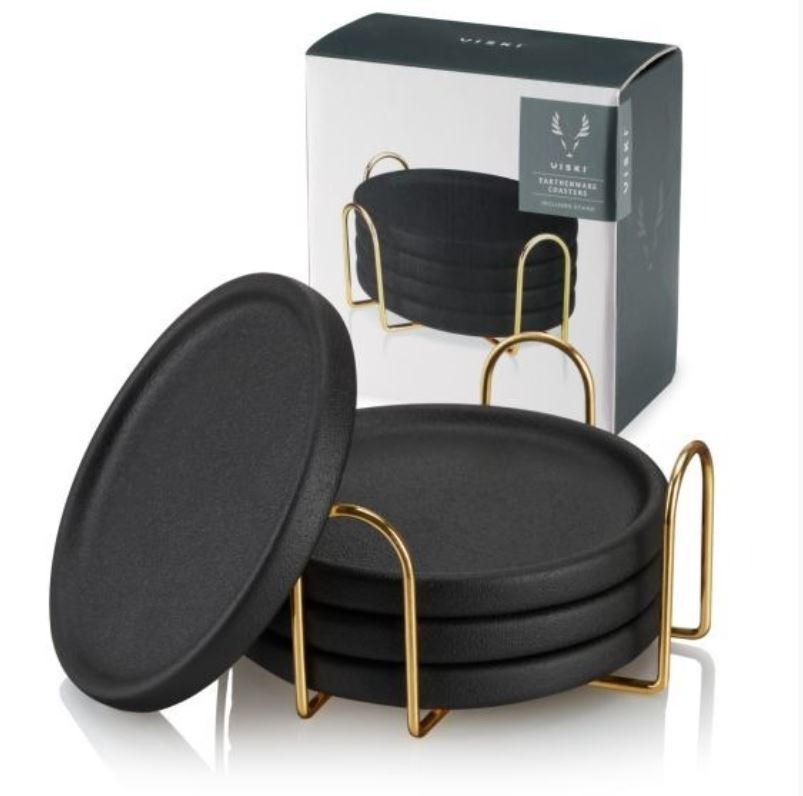Earthenware Coasters Set of 4 | Loam