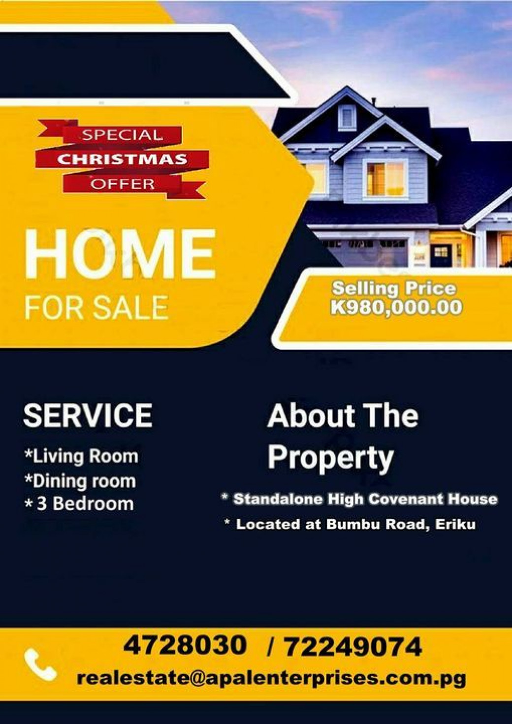 House for Sale in Lae Morobe Province ID 321799