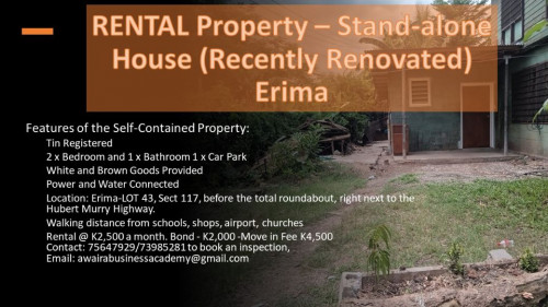 Find all Properties for Rent in PNG