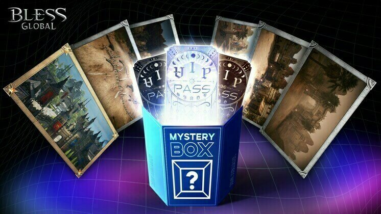 AAA GameFi MMORPG Bless Global's very first batch of Mystery Box, Whispering Barren soon will be ...