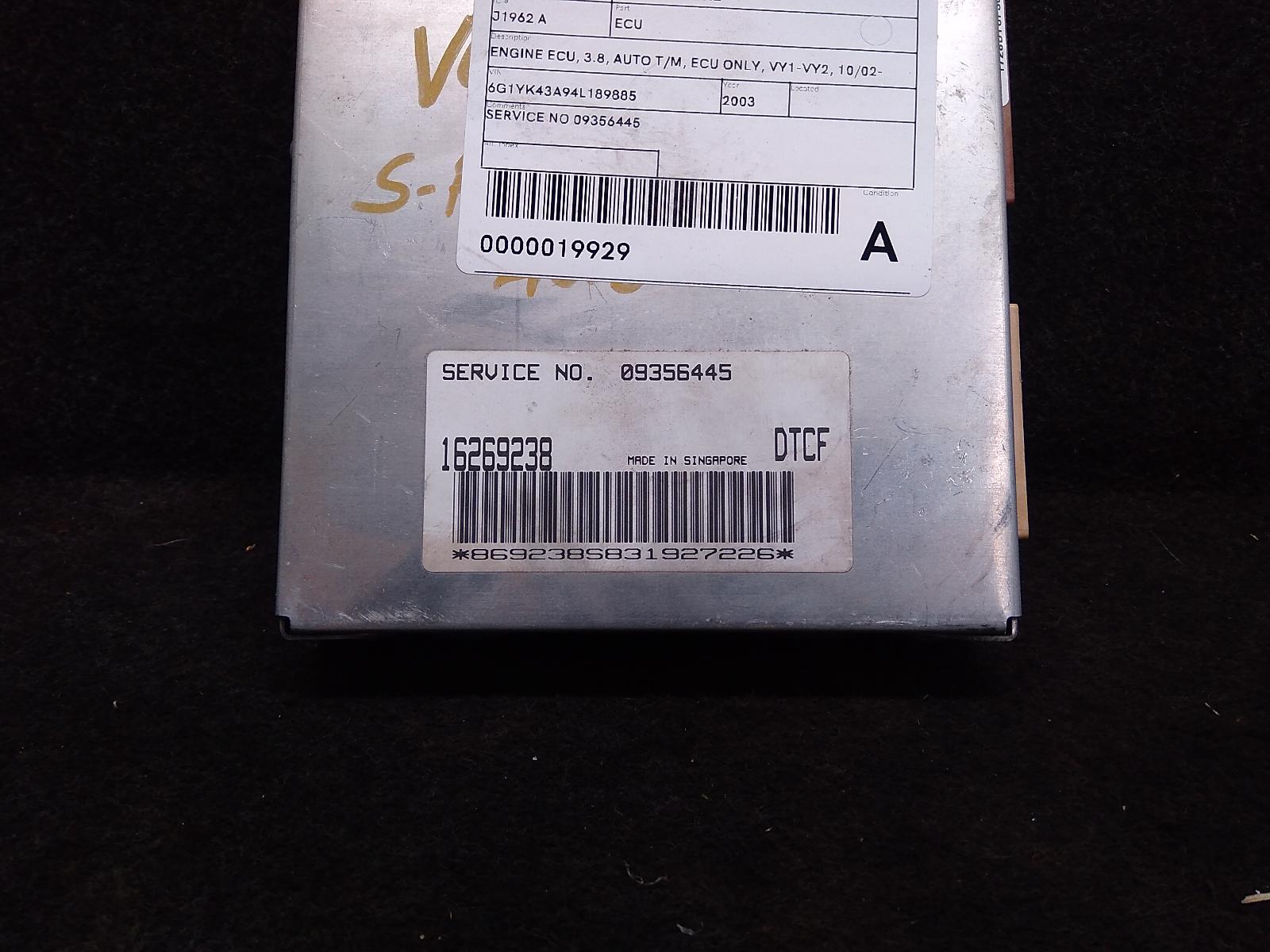 Ecu Commodore Holden 2003