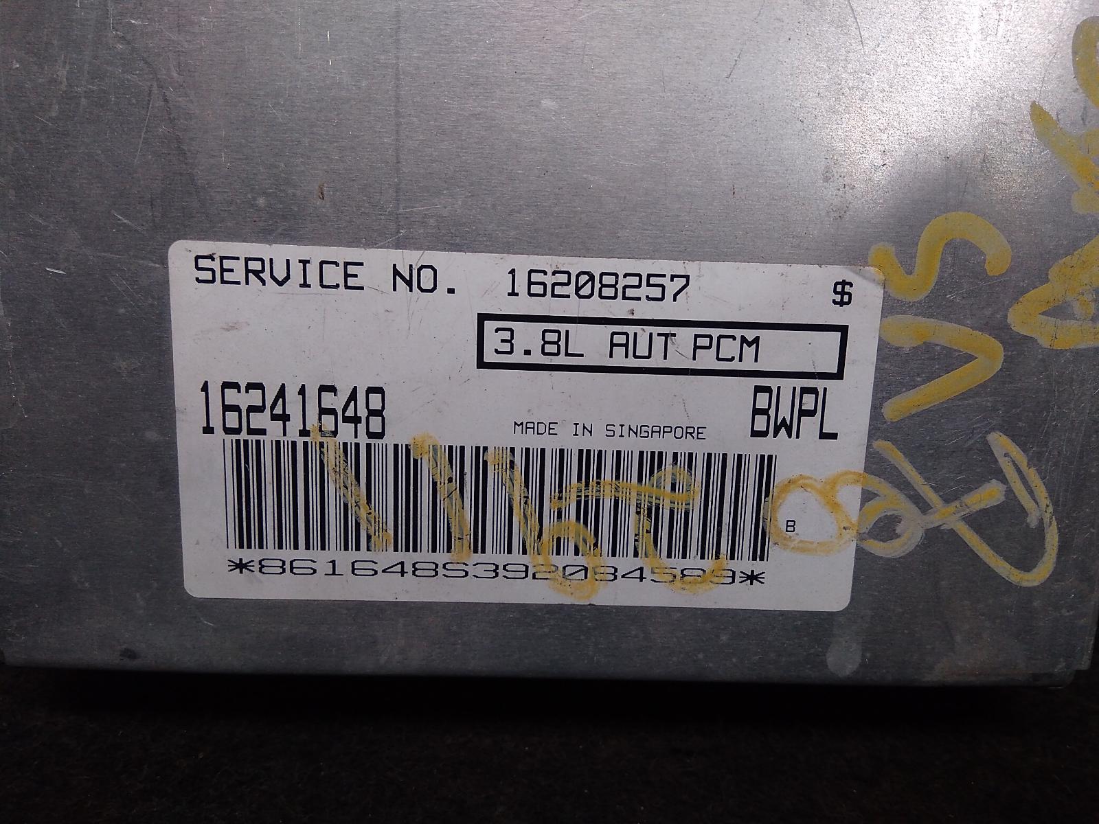 Ecu Commodore Holden 1996