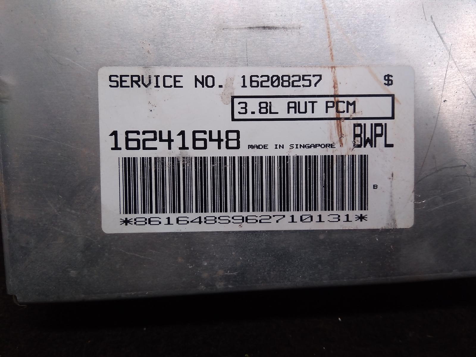 Ecu Commodore Holden 1996