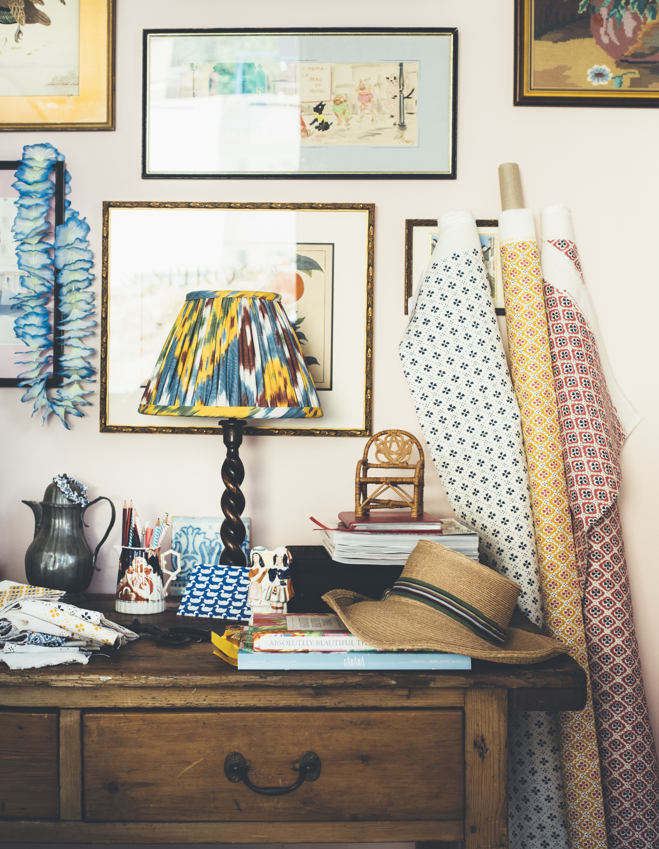 Halcyon House designer Anna Spiro has released a Hawaii-inspired fabric ...