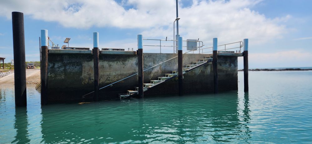 Curtis Island Fender Piles | Fodico Marine Group