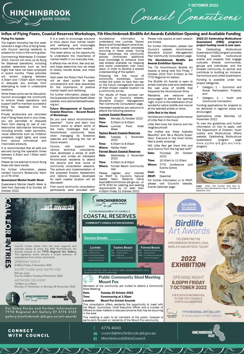 Council Connections - 7 October 2022