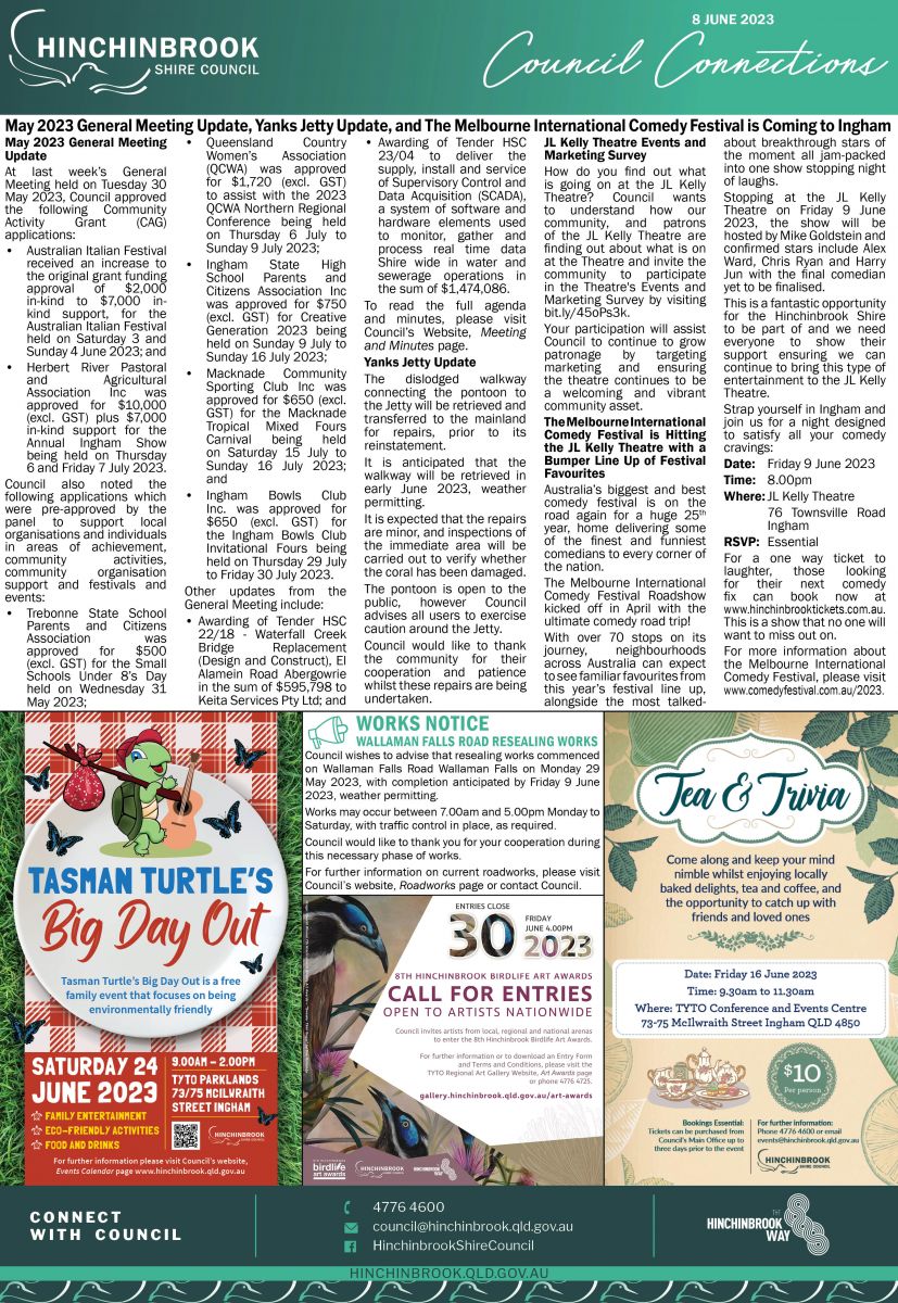 Council Connections - 8 June 2023