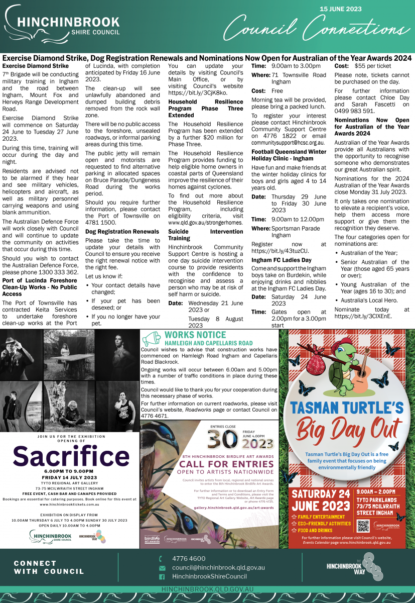 Council Connections - 15 June 2023