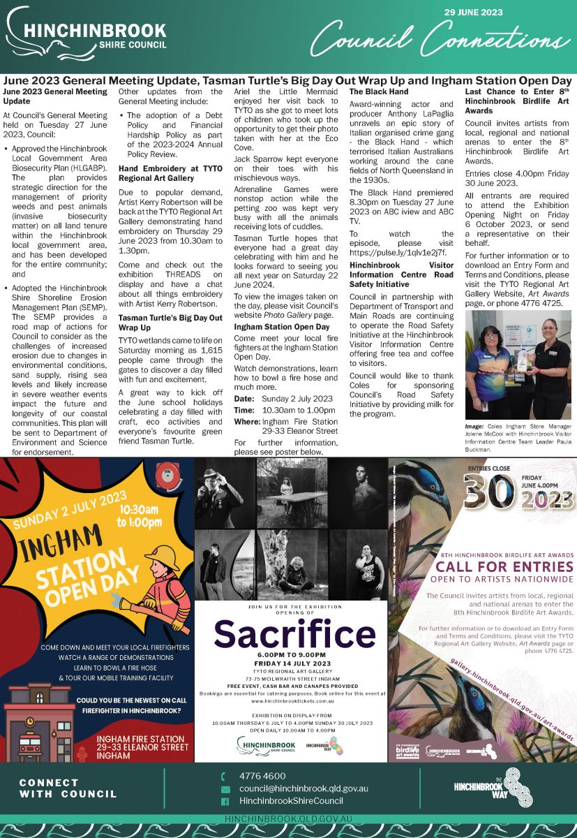 Council Connections - 29 June 2023