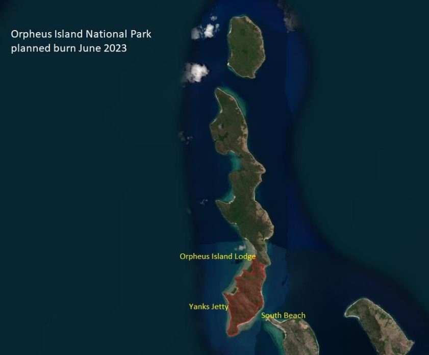Media Release - Orpheus Island National Park - Planned Burn June 2023