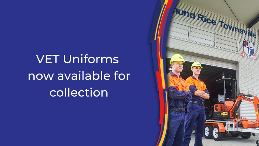 VET Uniforms Now Available for Collection | Ignatius Park College