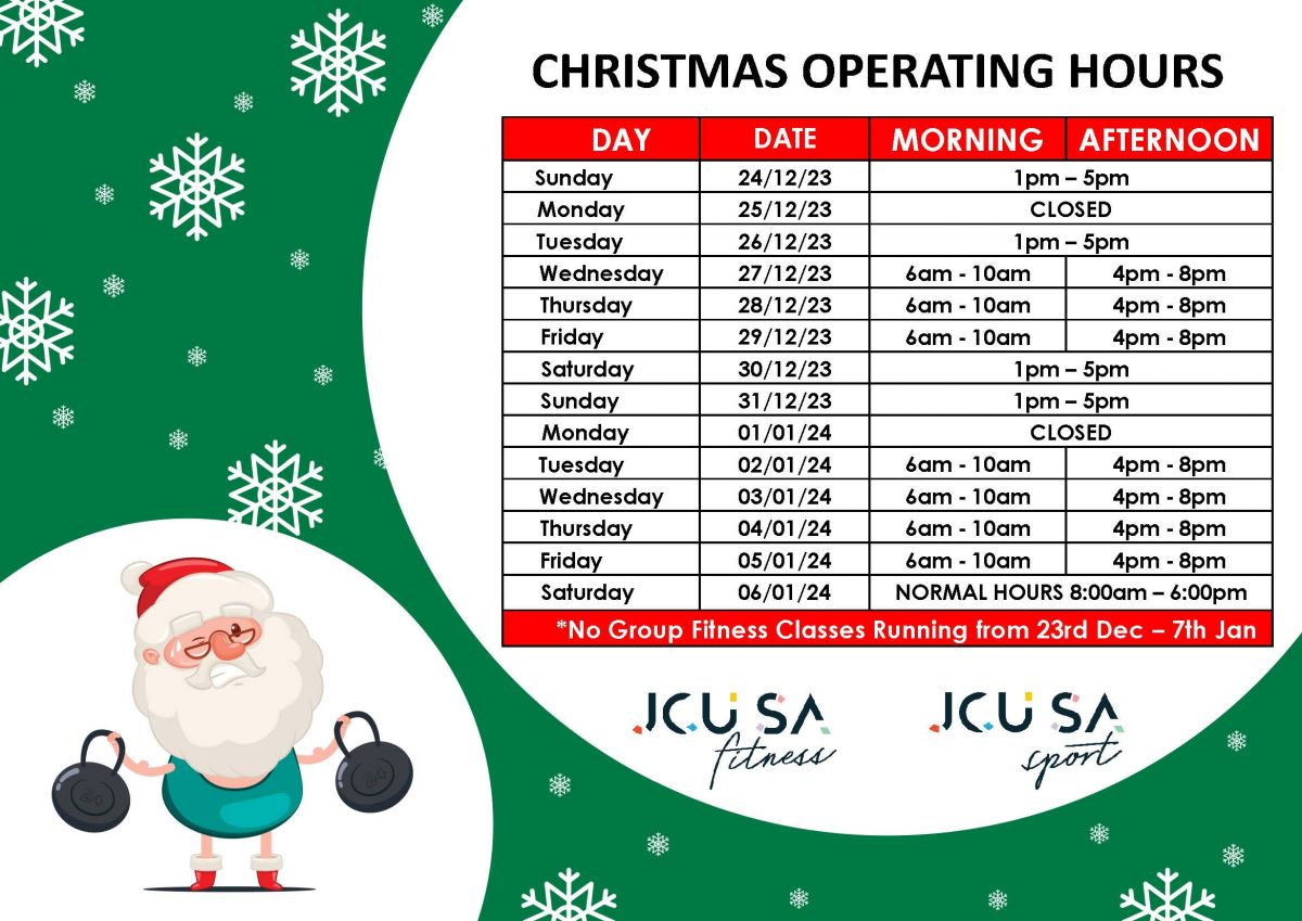 Opening Hours | JCU Student Association