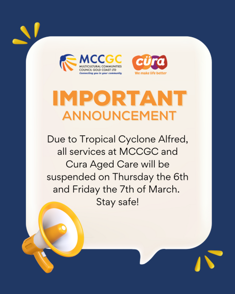 Services at MCCGC Suspended due to Tropical Cyclone Alfred