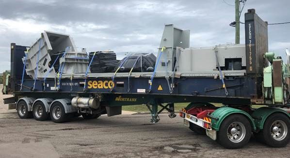 Fabricated Items Ready for Shipment to an Off-shore Gold Mine ...