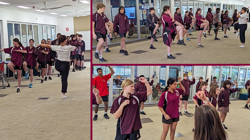 Sydney Dance Company visits OLSH Traeger | Our Lady of the Sacred Heart ...