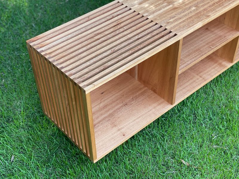 Slatted Entertainment Unit | Remi Creative Furniture Townsville