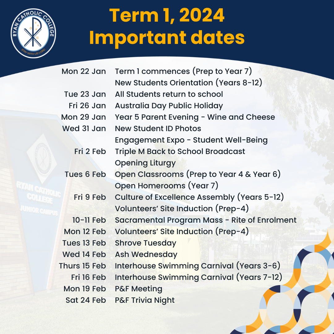 What's happening | Ryan Catholic College