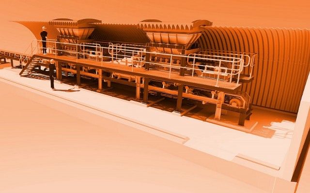 Stockpile Tunnel > Conveyor Feed | Setch Design