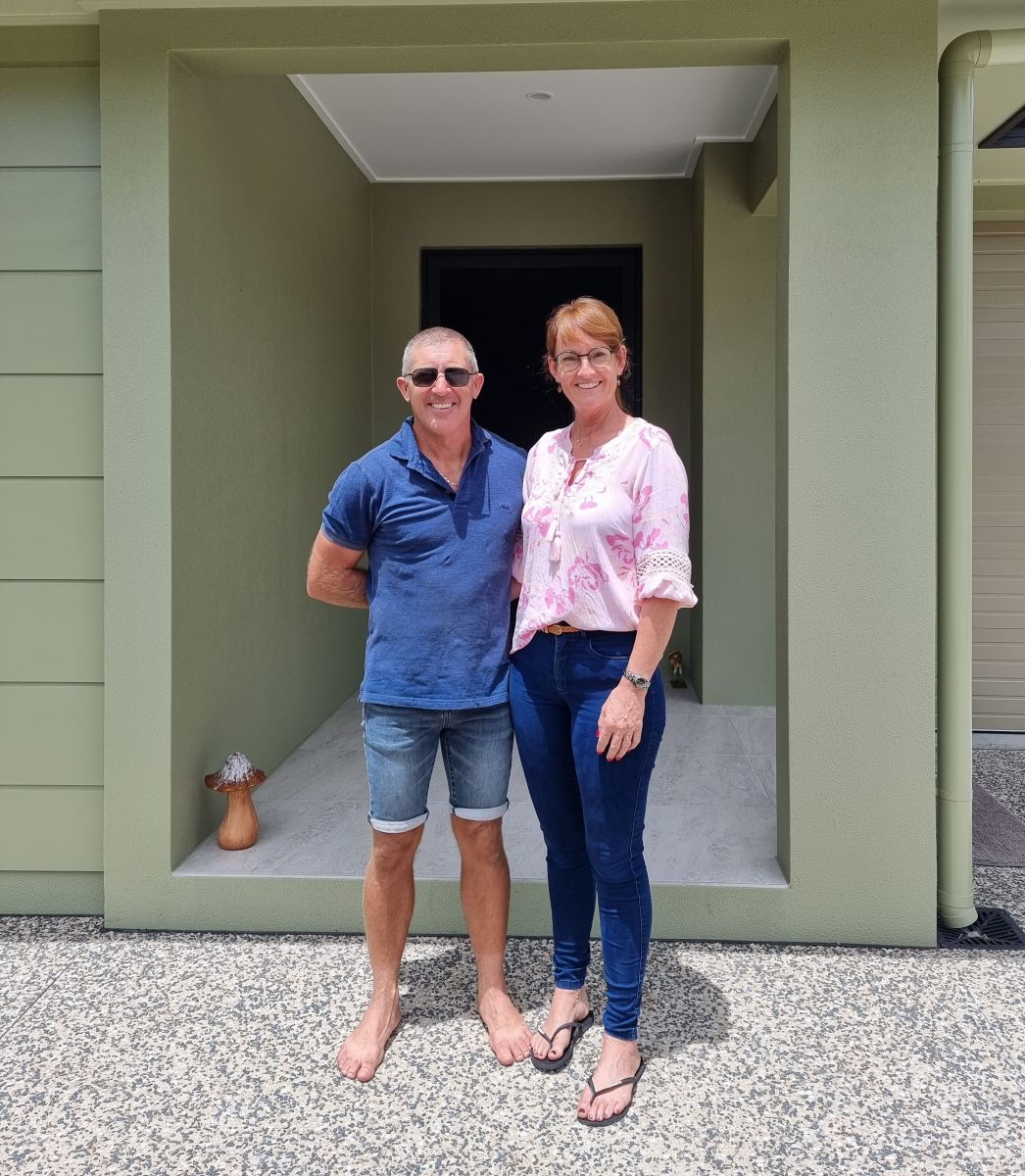 Kris & Fiona's first-last custom home