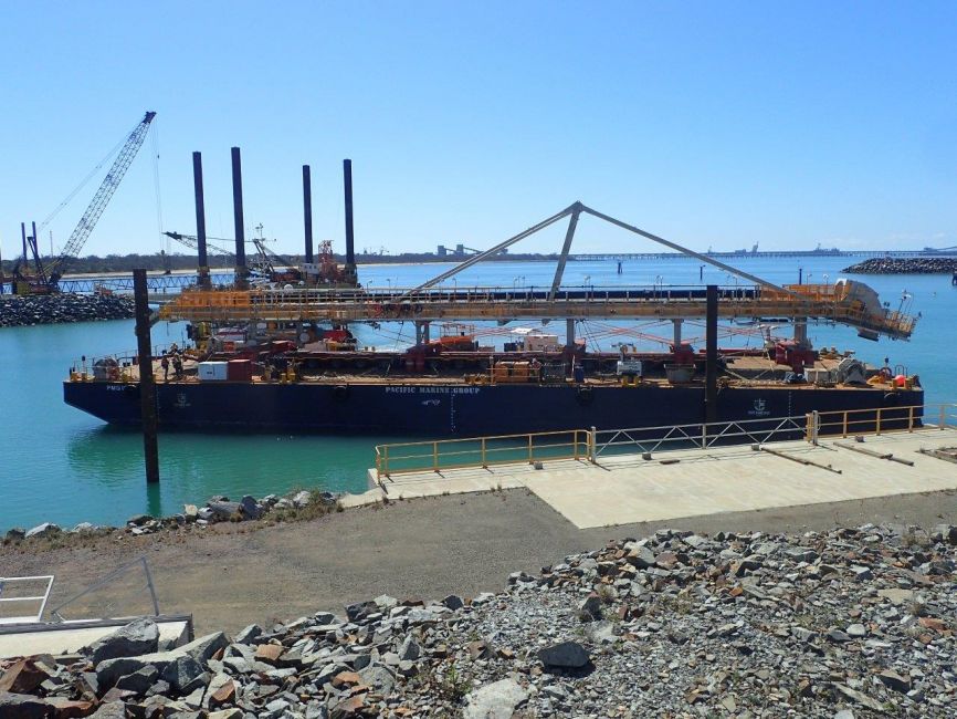 Pacific Marine Group | Hay Point Stacker Reclaimers Transport and Roll Off