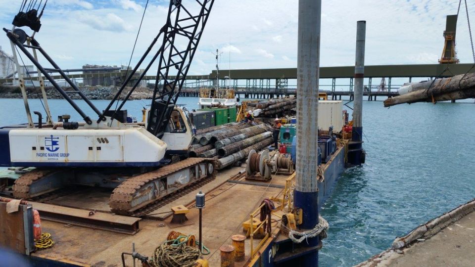 Pacific Marine Group | Loves Jetty Demolition - Mackay Port