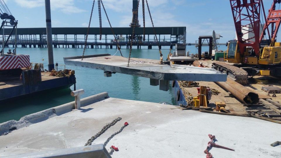 Pacific Marine Group | Loves Jetty Demolition - Mackay Port