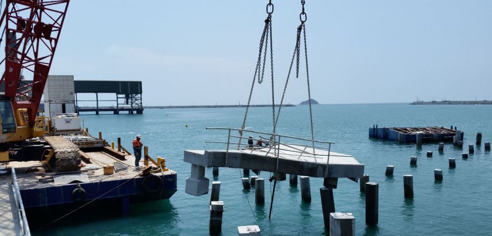 Pacific Marine Group | Loves Jetty Demolition - Mackay Port
