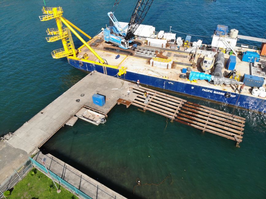 Pacific Marine Group | Alotau Provincial Wharf (PNG) update
