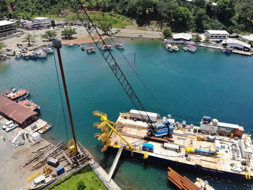 Pacific Marine Group | Alotau Provincial Wharf (PNG) update