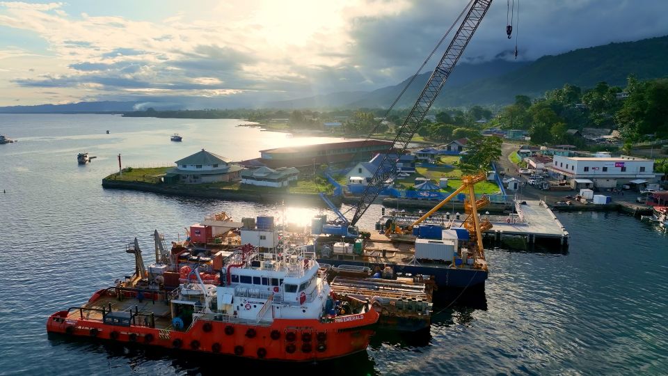 Pacific Marine Group | Alotau Provincial Wharf (PNG) completed
