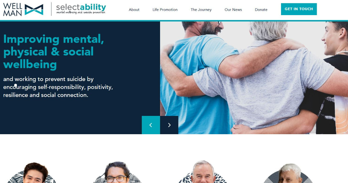 selectability launches refreshed Well Man website | selectability