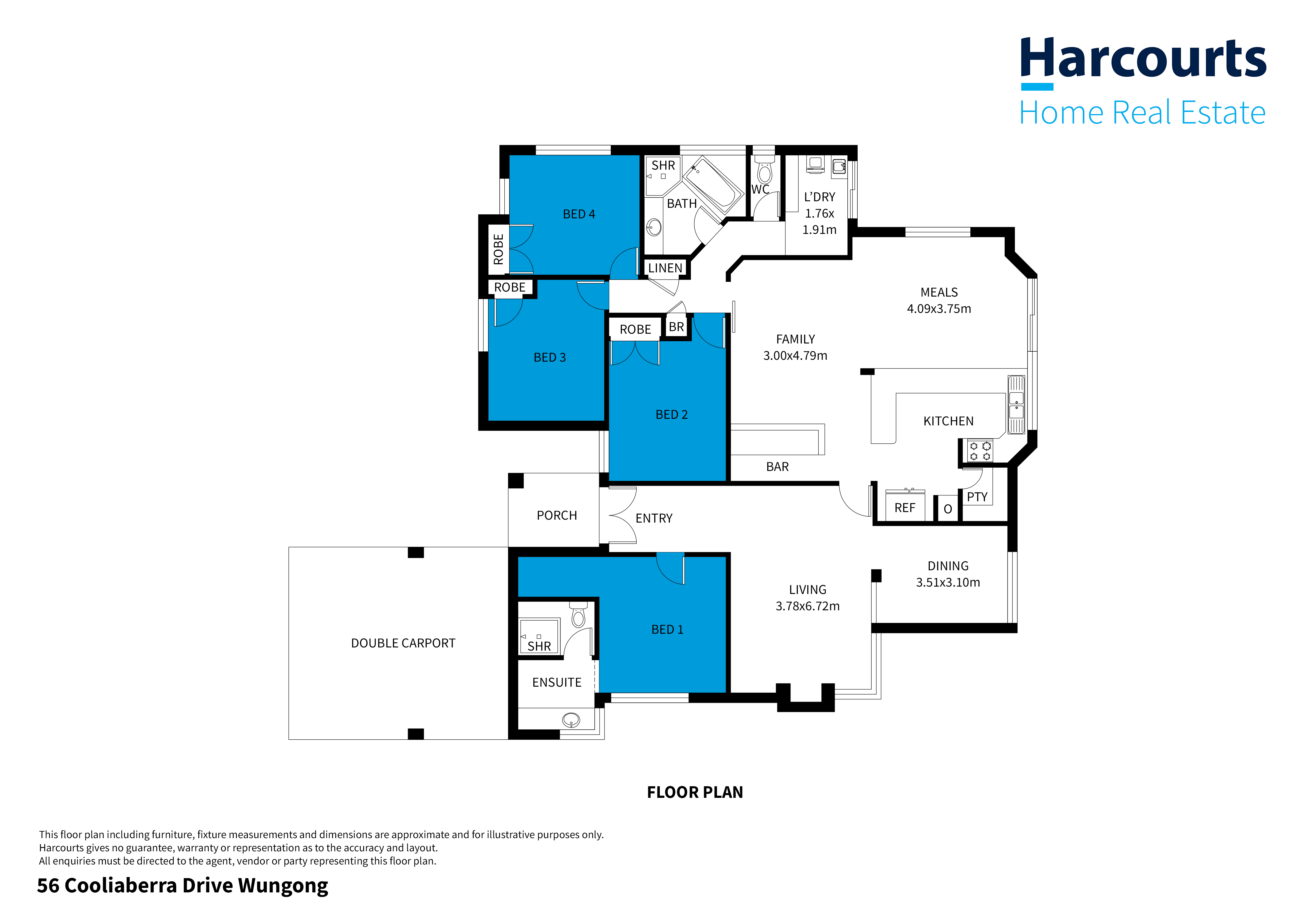 56 Cooliabberra Drive, WUNGONG, WA 6112 - House for Sale - harcourts.net