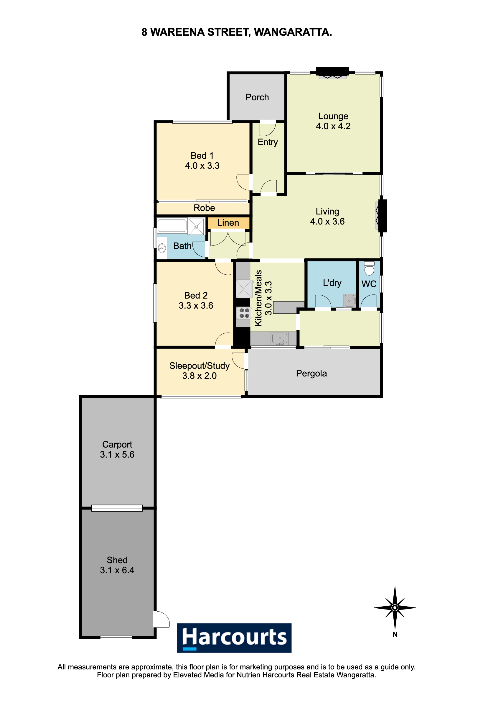 8 Wareena Street, WANGARATTA, VIC 3677 - House Sold - nutrien.harcourts.net