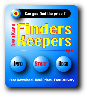 Finders Keepers is a free app where the user hunts using google maps to ...