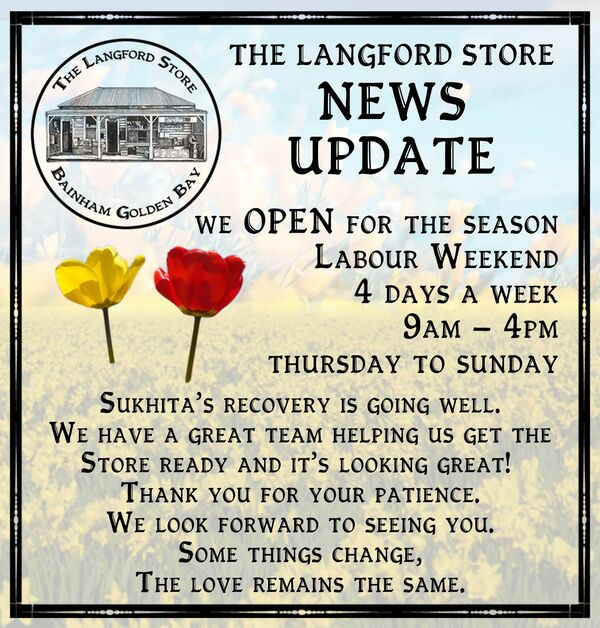 Help keep THE LANGFORD STORE open while Sukhita recovers from operation ...