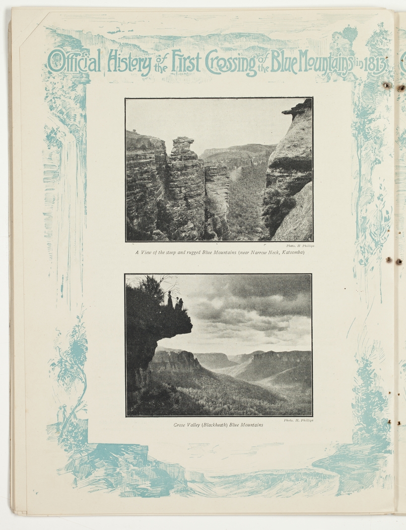 Official history of the first crossing of the Blue Mountains in 1813 ...