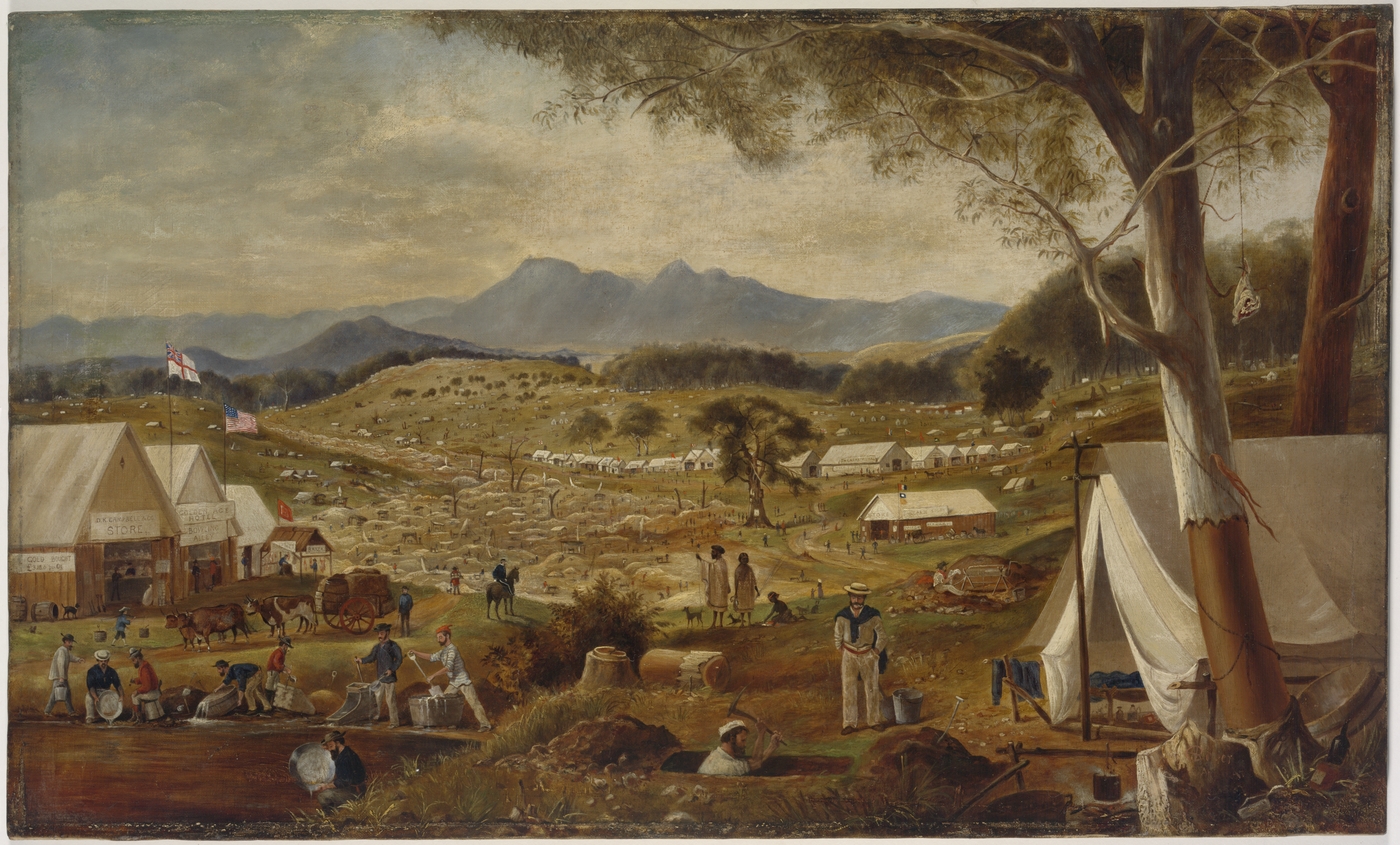 Rumours Of Gold Eureka The Rush For Gold Stories State Library