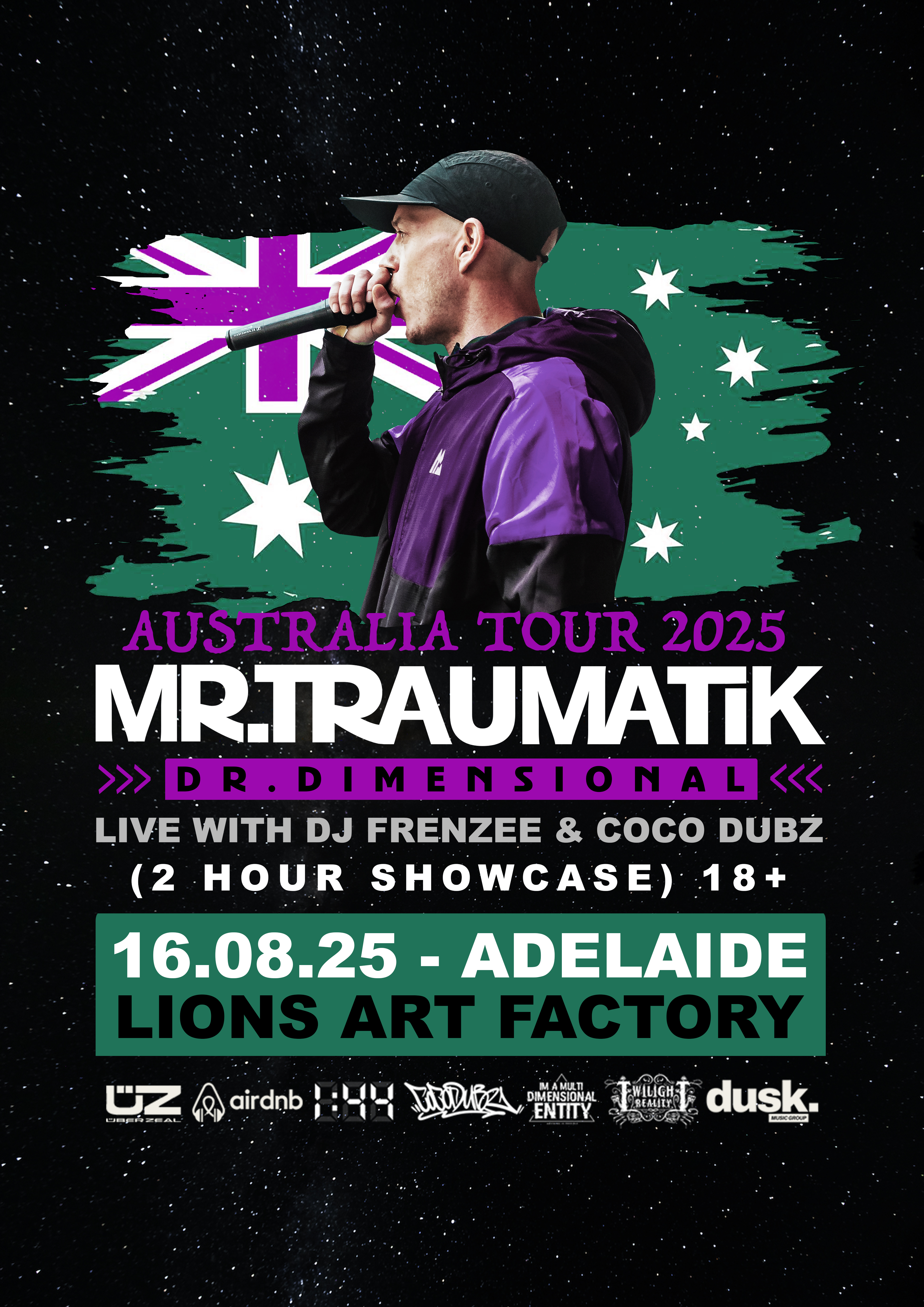 Buy Mr Traumatik / Dr Dimensional Tour LIVE with DJ Frenzee & Cocodubz ...