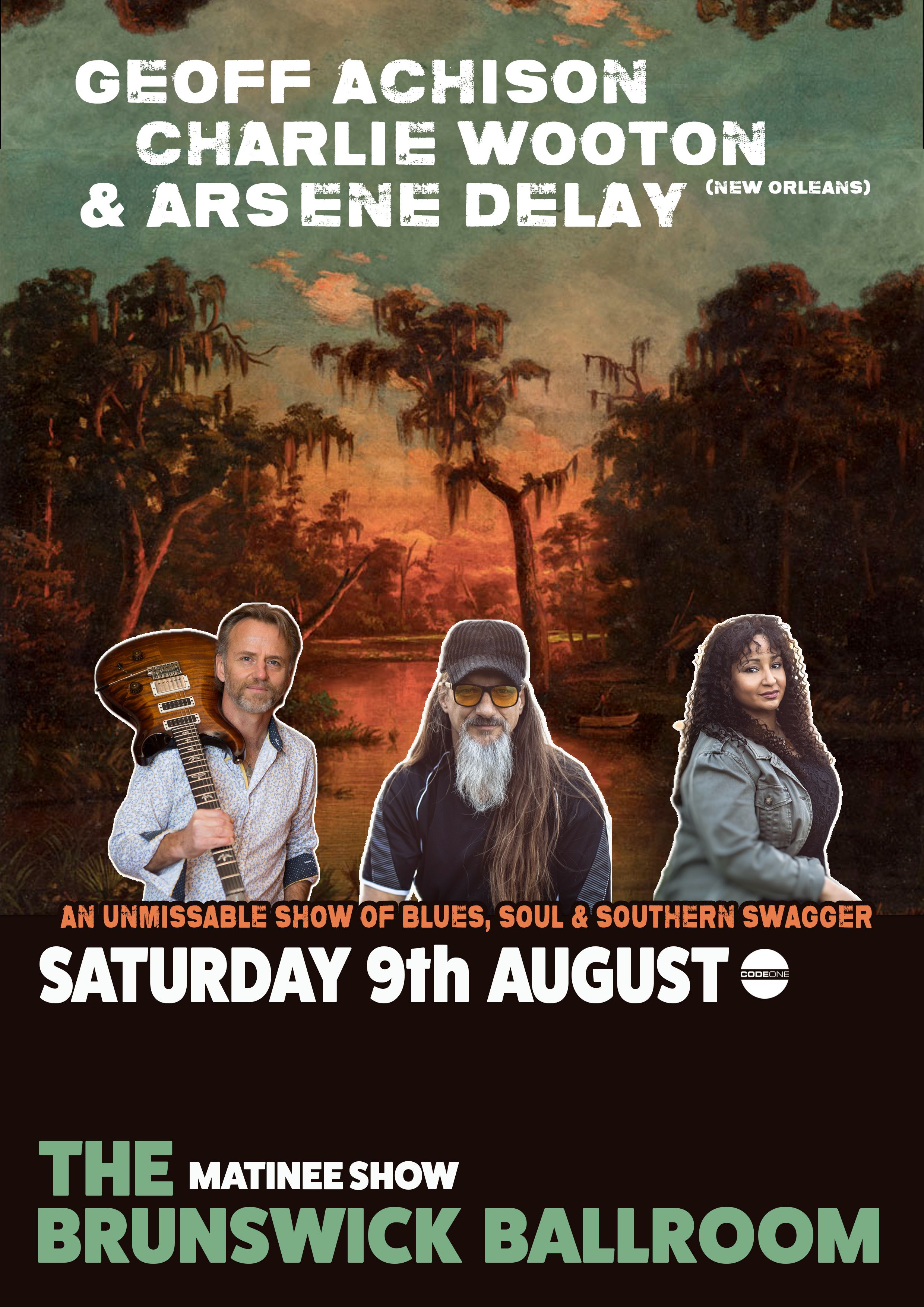 Buy Geoff Achison, Charlie Wooton & Arsène Delay (New Orleans) tickets ...