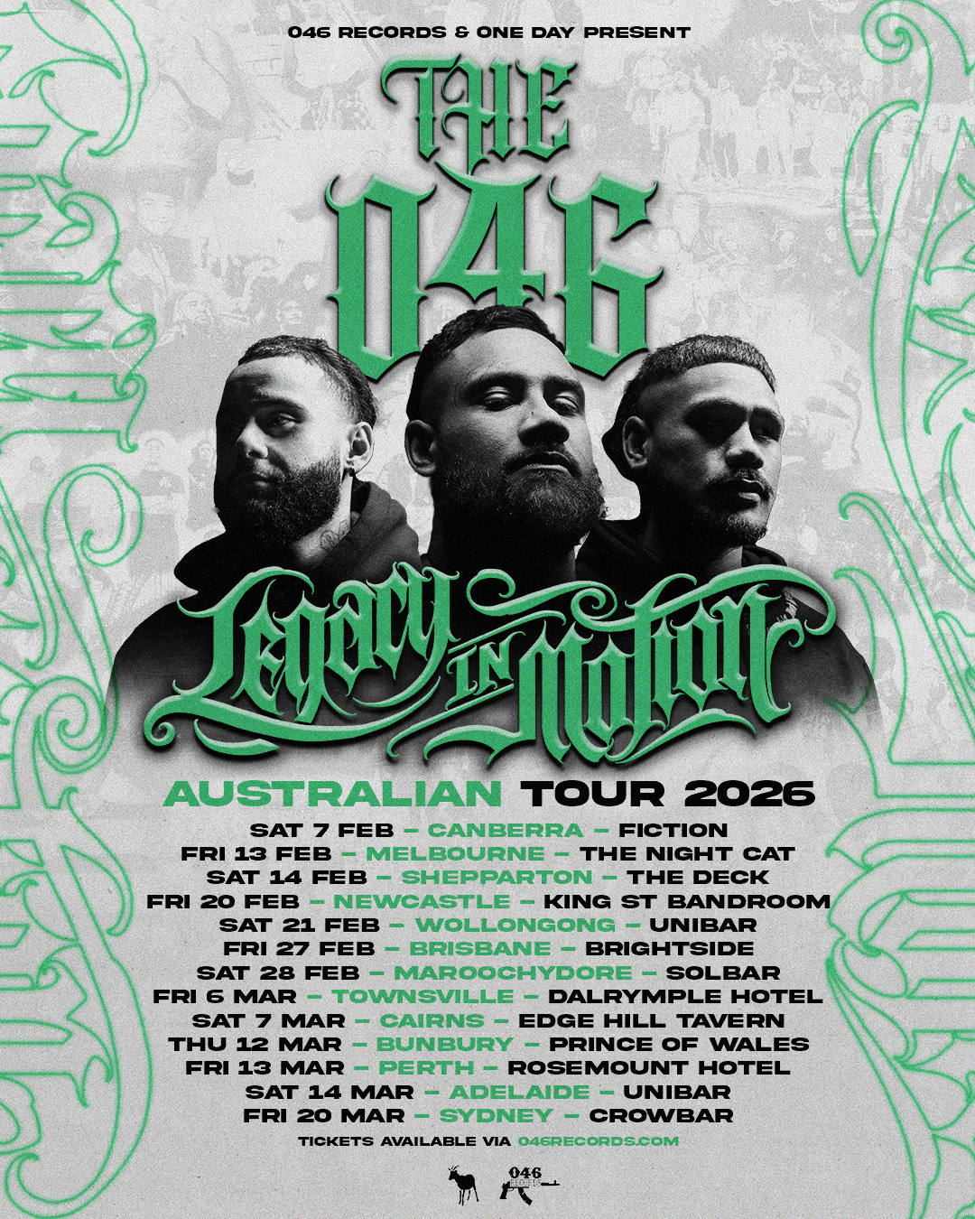 Buy The 046 - Legacy In Motion Tour (All Ages) tickets, SA 2026 | Moshtix