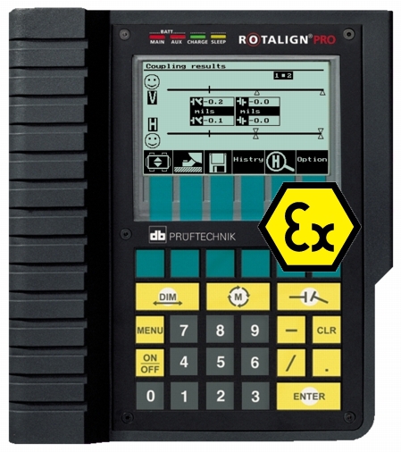 Pruftechnik Rotalign Pro Ex laser shaft alignment system