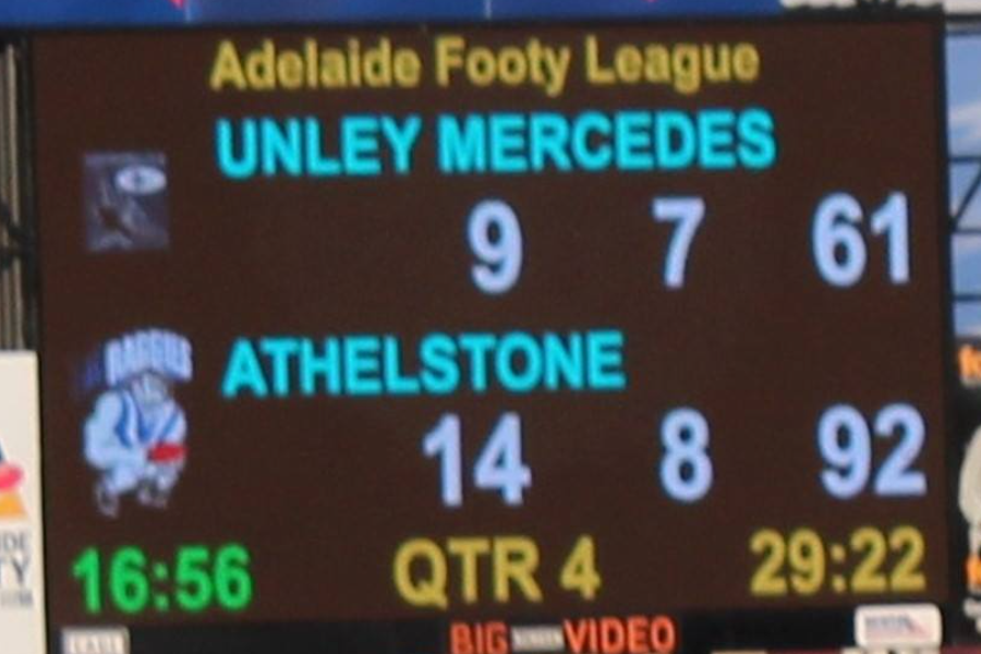 Athelstone Football Club Electronic Scoreboard | Australian Sports ...