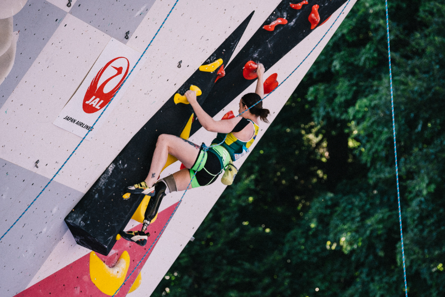 Sarah Larcombe's Paraclimbing World Cup Journey 2024 | Australian ...