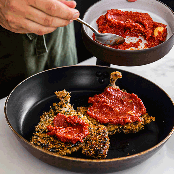 Easy Totti's Styled Chicken Parmigiana Recipe | Meritales