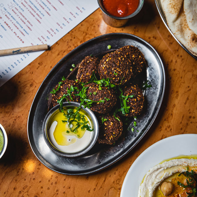 Simon Zalloua’s Ultimate Jimmy’s Falafel Order | Meritales