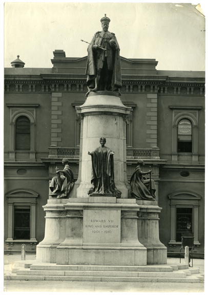 Memorial to His Majesty King Edward VII - North Terrace ADELAIDE ...